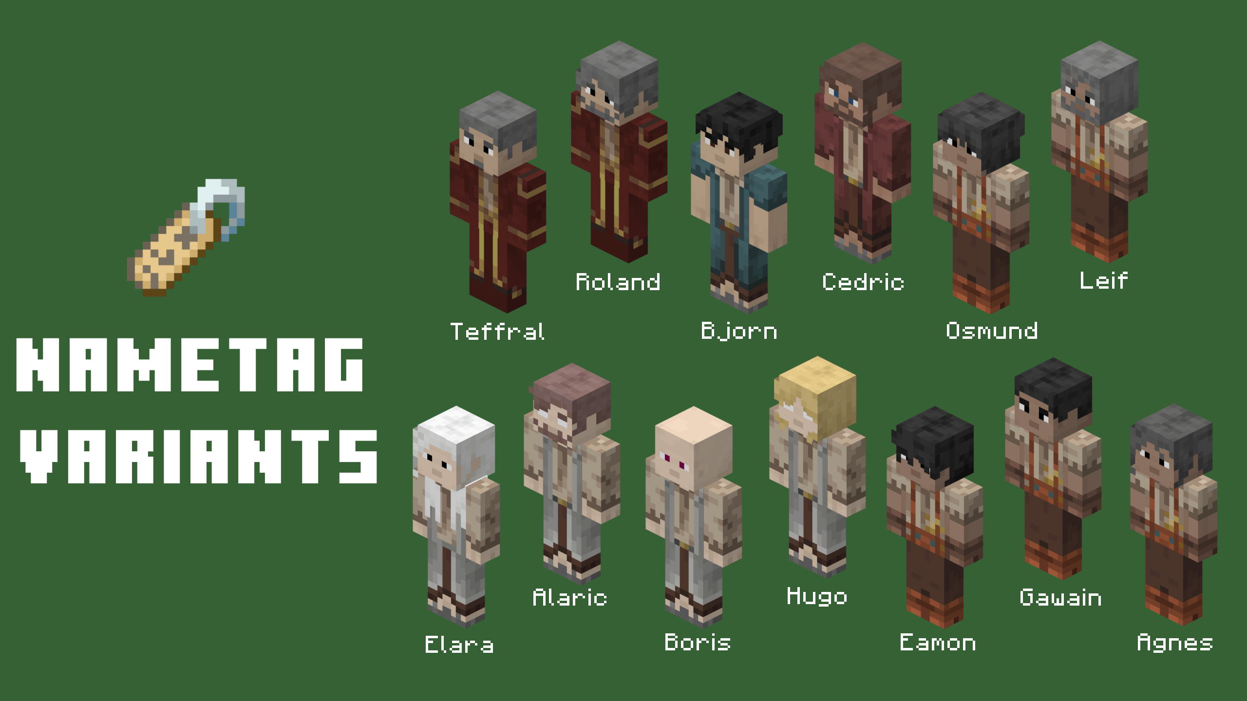 Vanilla Humanoid Villagers - Minecraft Bedrock Texture Packs - CurseForge