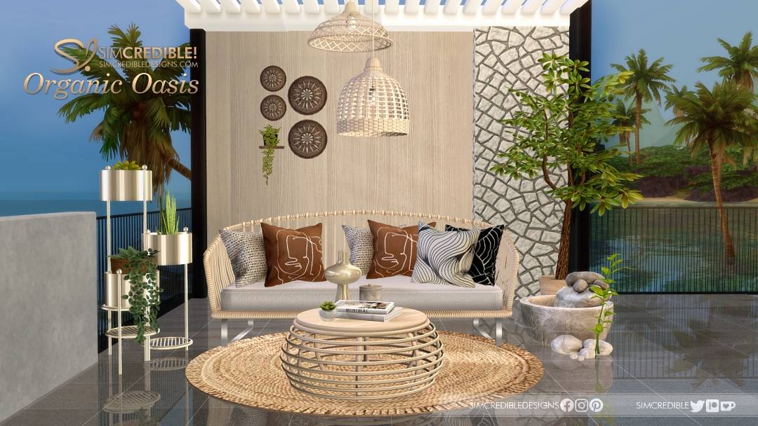 Organic Oasis Hotel Suite Balcony -ROOM - The Sims 4 Rooms / Lots - CurseForge