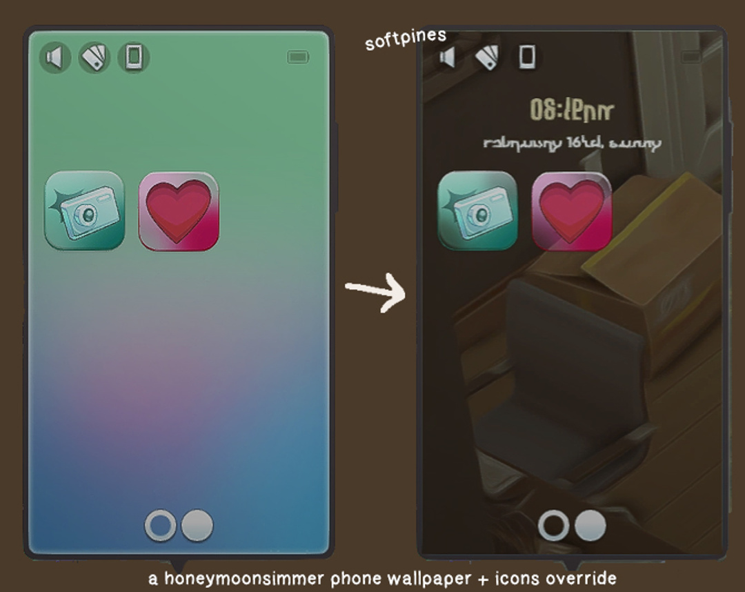 softpines - a phone wallpaper and icons override ☕🍪 - Gallery - The ...