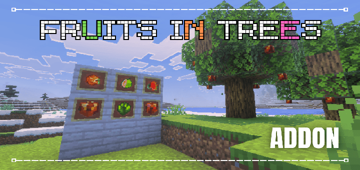 Apples In Trees MCPEDL | Minecraft PE Addons