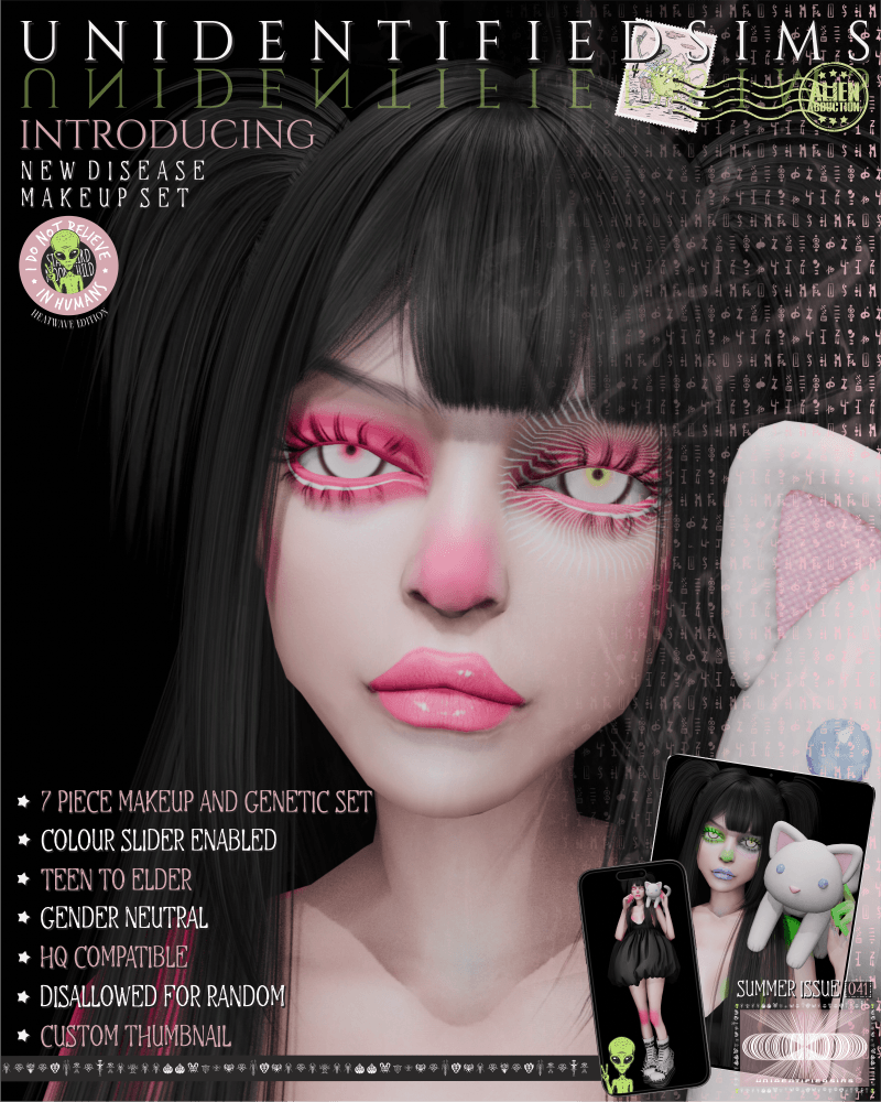 New Disease Makeup and Genetics Set - The Sims 4 Create a Sim - CurseForge