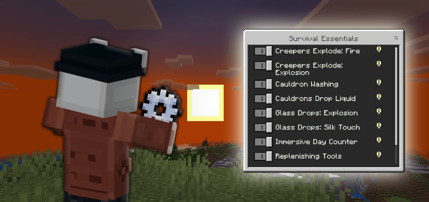 Survival Essentials - Gallery - Minecraft Bedrock Addons - CurseForge