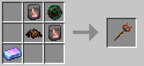 Blood Staff Recipe(Iron's Spells) - Minecraft Mods - CurseForge