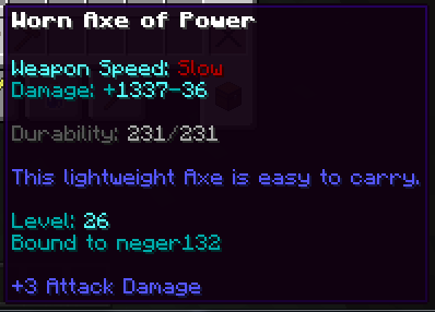 #42 Item bugs/glitches - Issues - Item Lore Stats - Bukkit Plugins - Projects - Bukkit