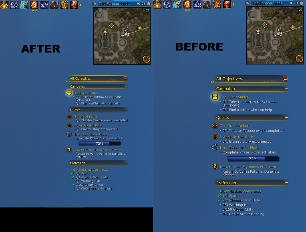 Quest Tracker Resize - Gallery - World of Warcraft Addons - CurseForge
