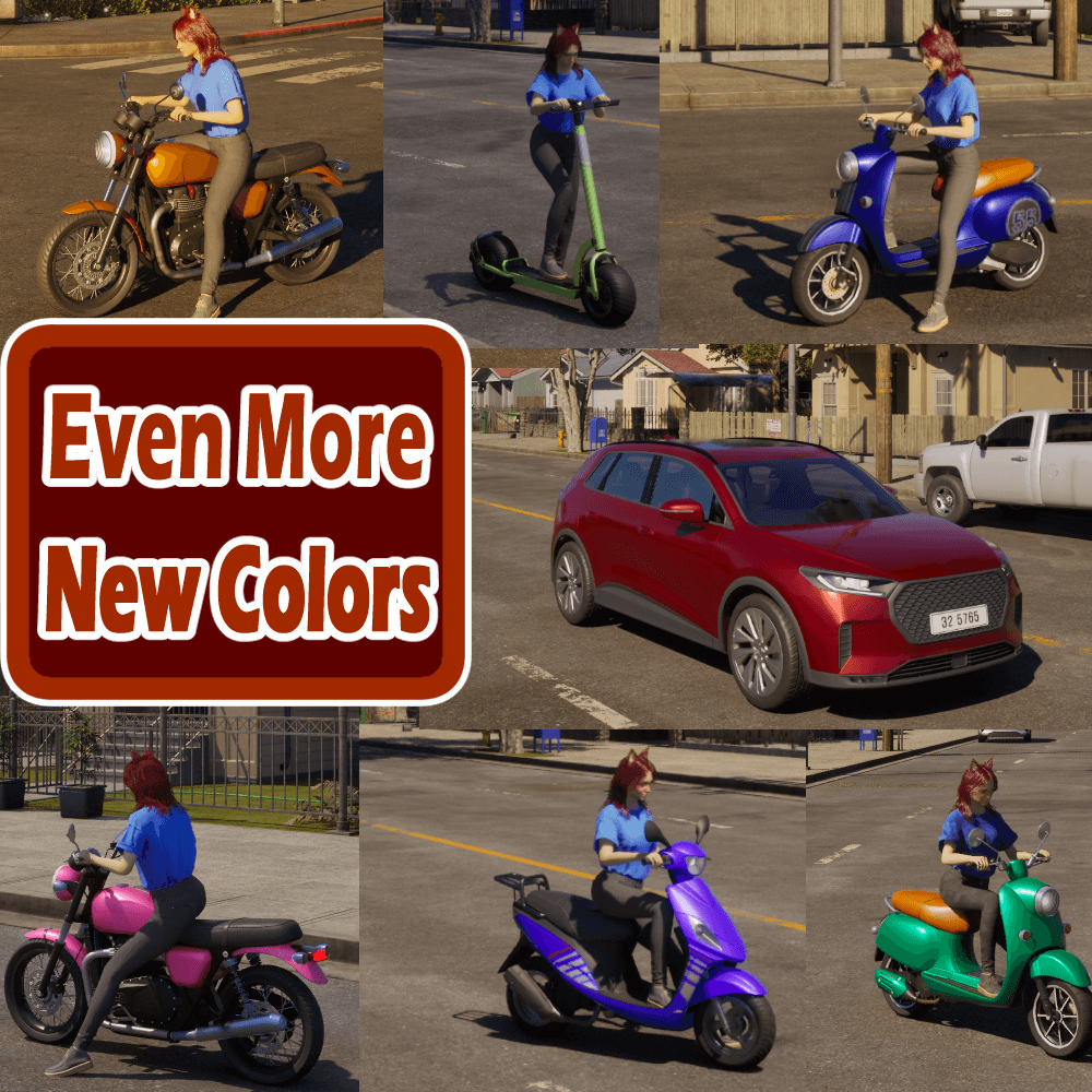 Even More Vehicle Colors - inZOI Mods - CurseForge