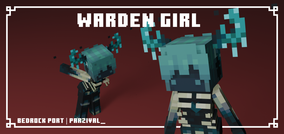 Warden Girl - Minecraft Bedrock Texture Packs - CurseForge
