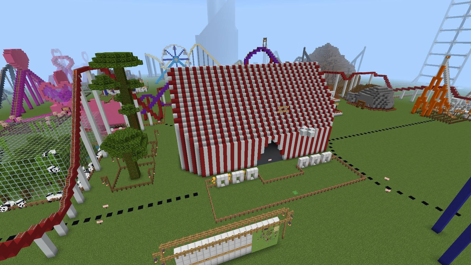 Minecraft PE Roller Coaster Maps - Bedrock Edition | MCPEDL