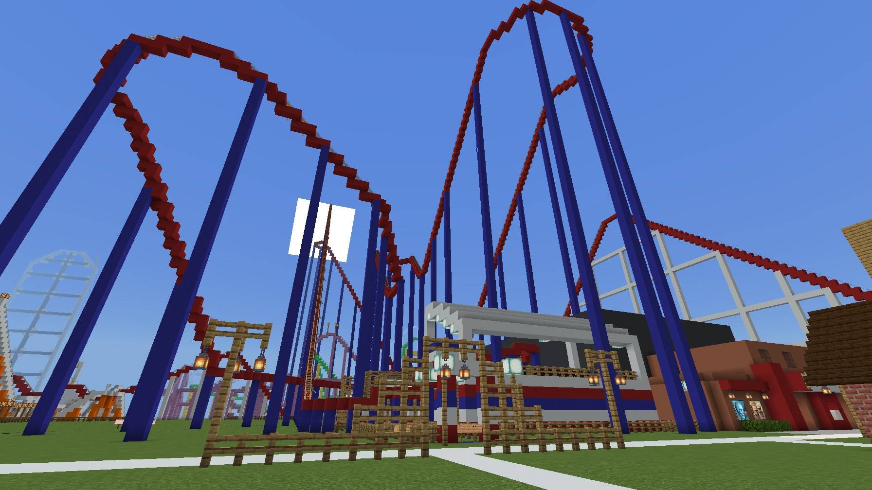 AJ Land (Roller Coaster Town) - Gallery - Minecraft Bedrock Maps ...
