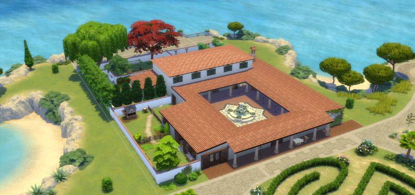 Roman Villa with barn - Gallery - The Sims 4 Rooms / Lots - CurseForge