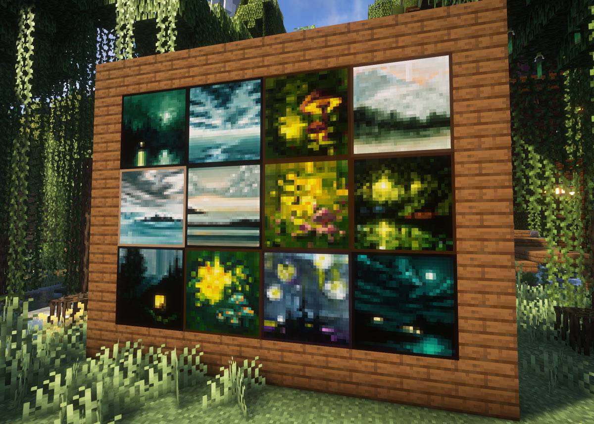 Landscape Paintings by Luiza Niechoda - Minecraft Data Packs - CurseForge