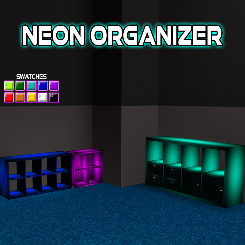 Neon organizer by Pyanett - Gallery - The Sims 4 Build / Buy - CurseForge