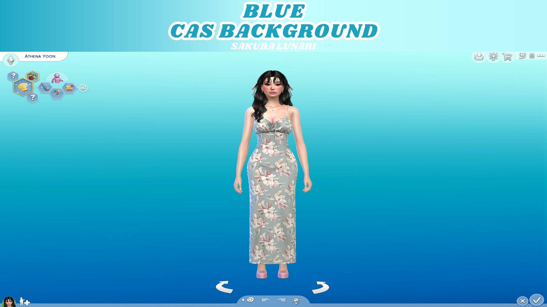 Blue CAS Background - The Sims 4 Mods - CurseForge