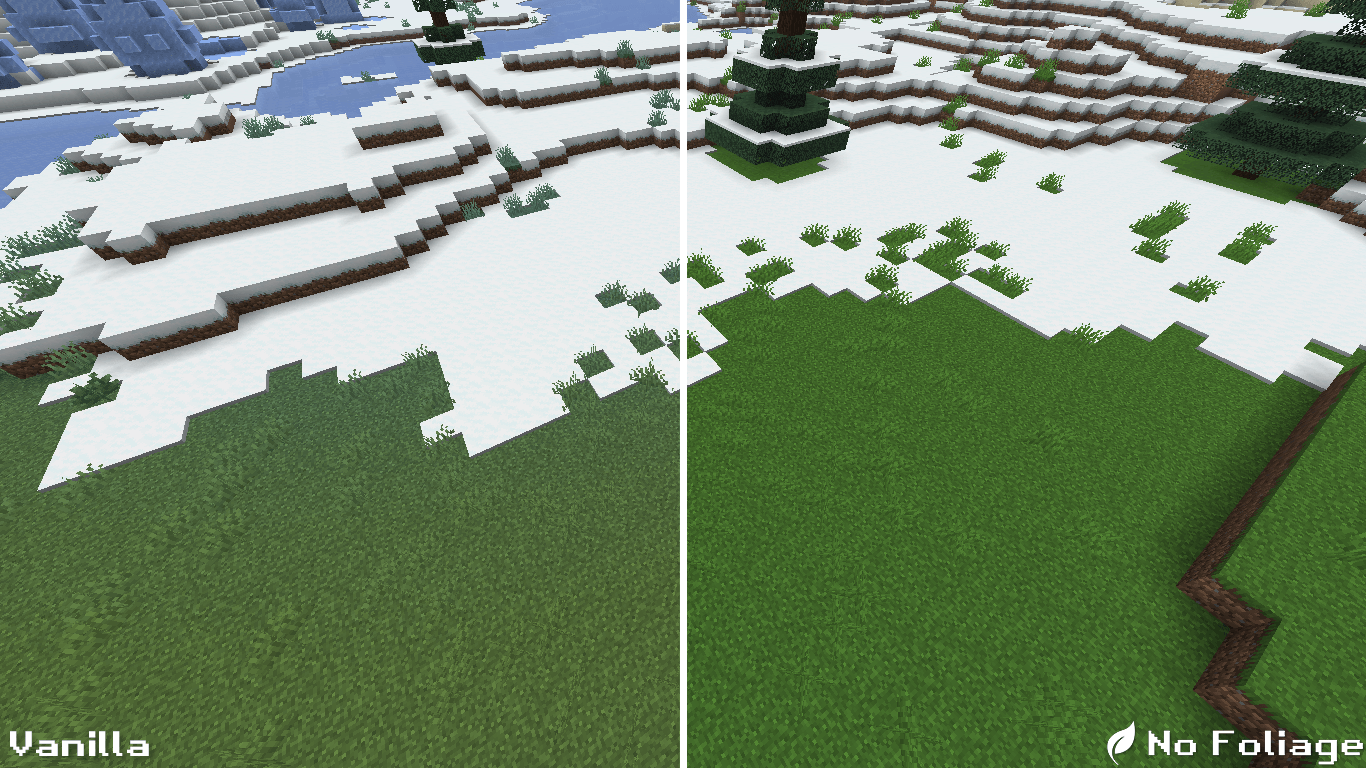 No Foliage - Minecraft Resource Packs - CurseForge