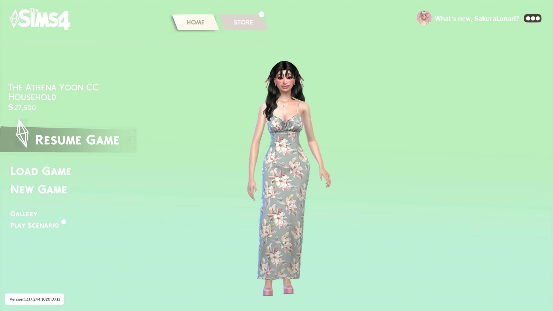 Pale Green Main Menu - The Sims 4 Mods - CurseForge
