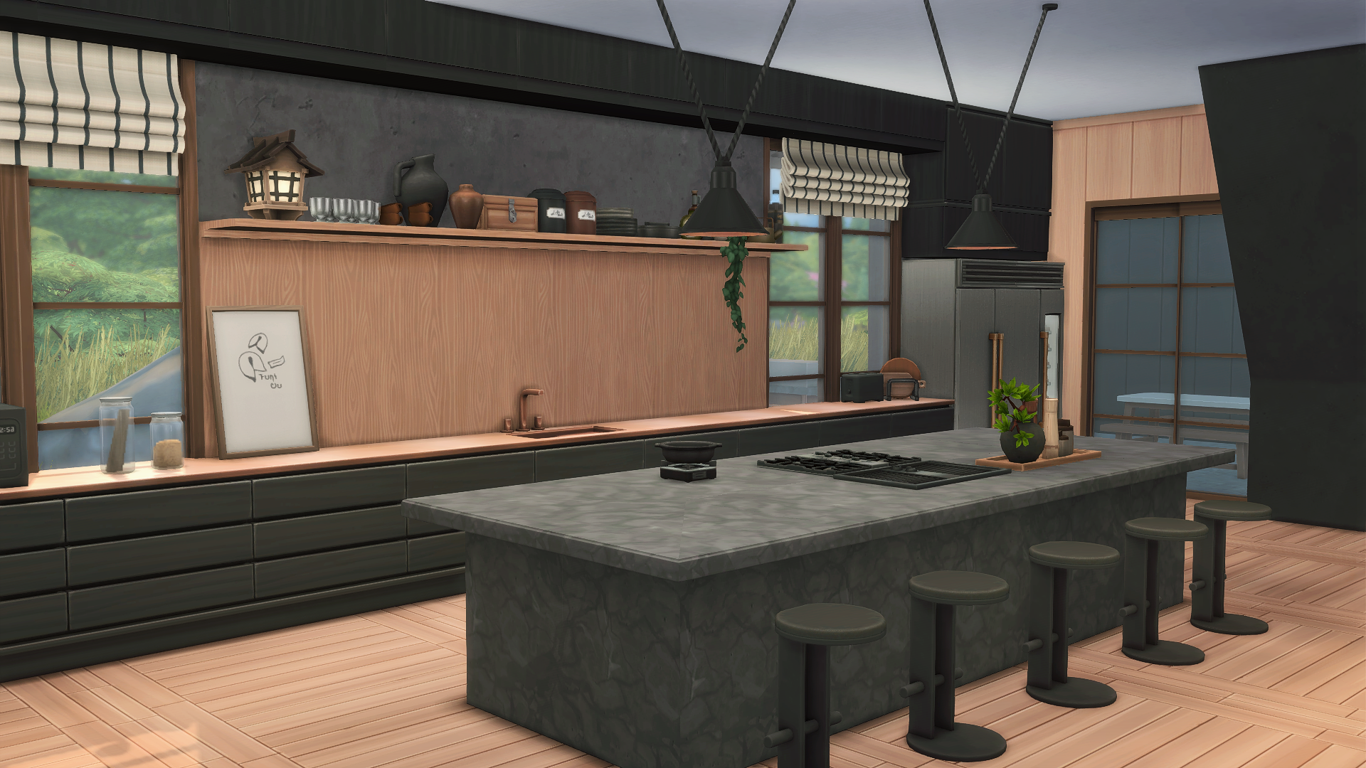 Modern Japanese Kitchen - Gallery - The Sims 4 Rooms / Lots - CurseForge