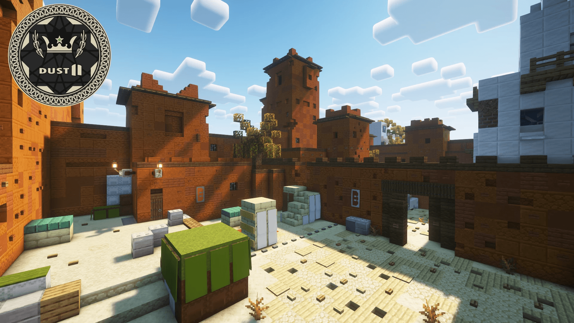 CS2 Dust 2 - Minecraft Bedrock Maps - CurseForge