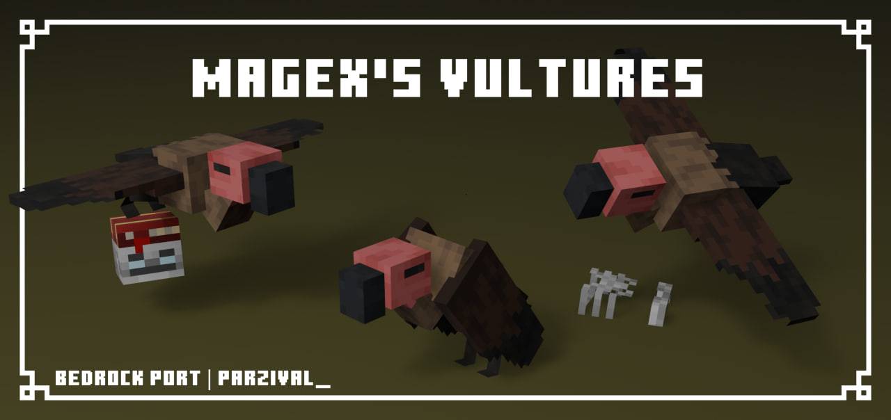 Magex's Vultures - Minecraft Bedrock Texture Packs - CurseForge