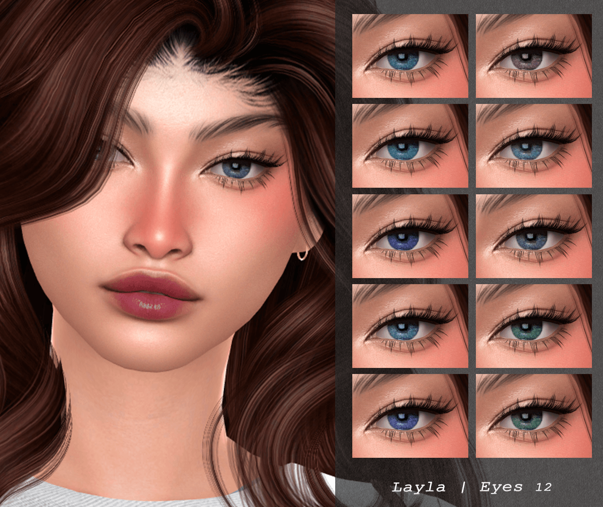 Layla - Eyes L12 - The Sims 4 Create a Sim - CurseForge