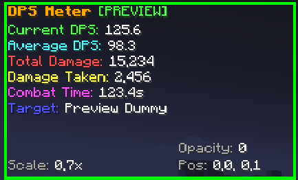DPS Meter - Minecraft Mods - CurseForge