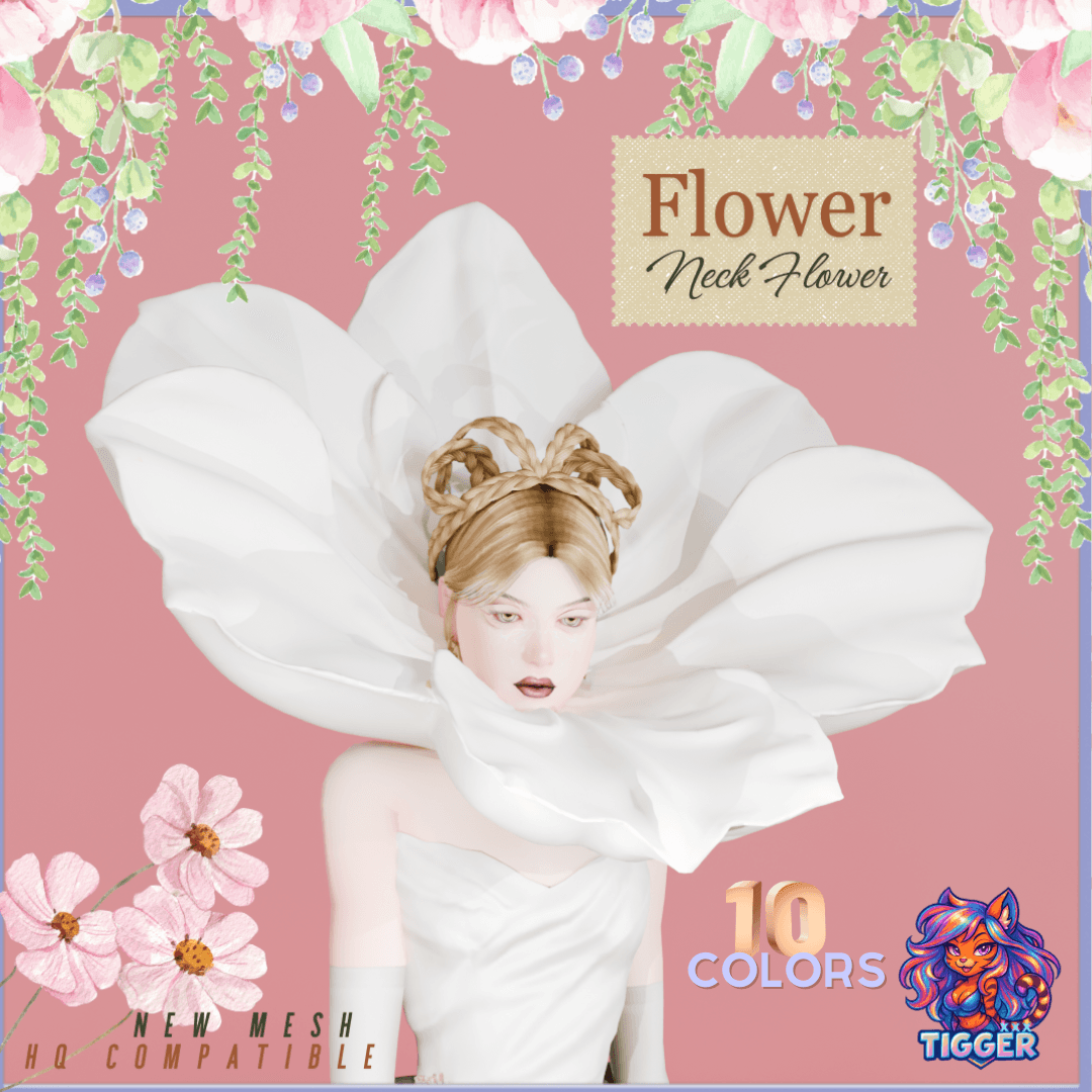 Flower Neck Flower - The Sims 4 Create a Sim - CurseForge