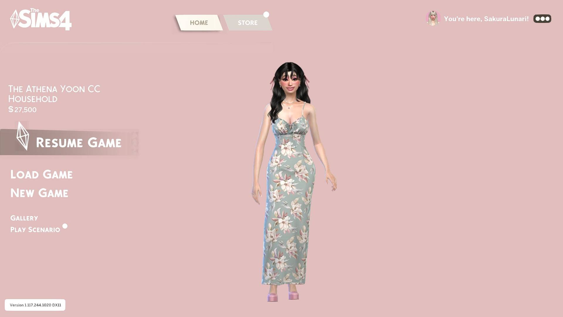 Rose Pink Main Menu - The Sims 4 Mods - CurseForge