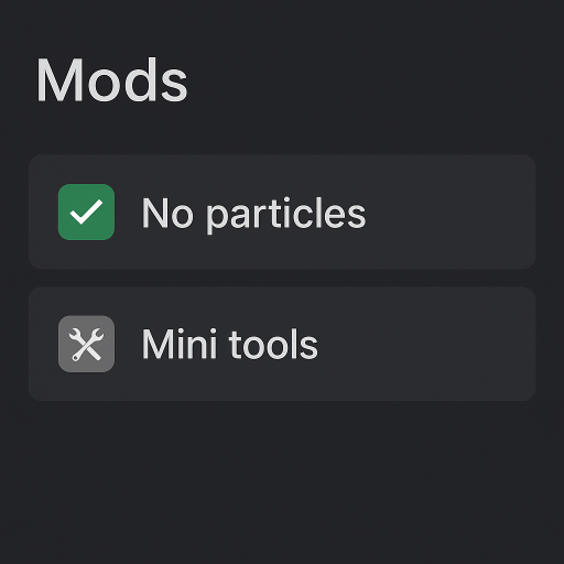 No particles + Mini tools - Gallery - Minecraft Bedrock Texture Packs ...