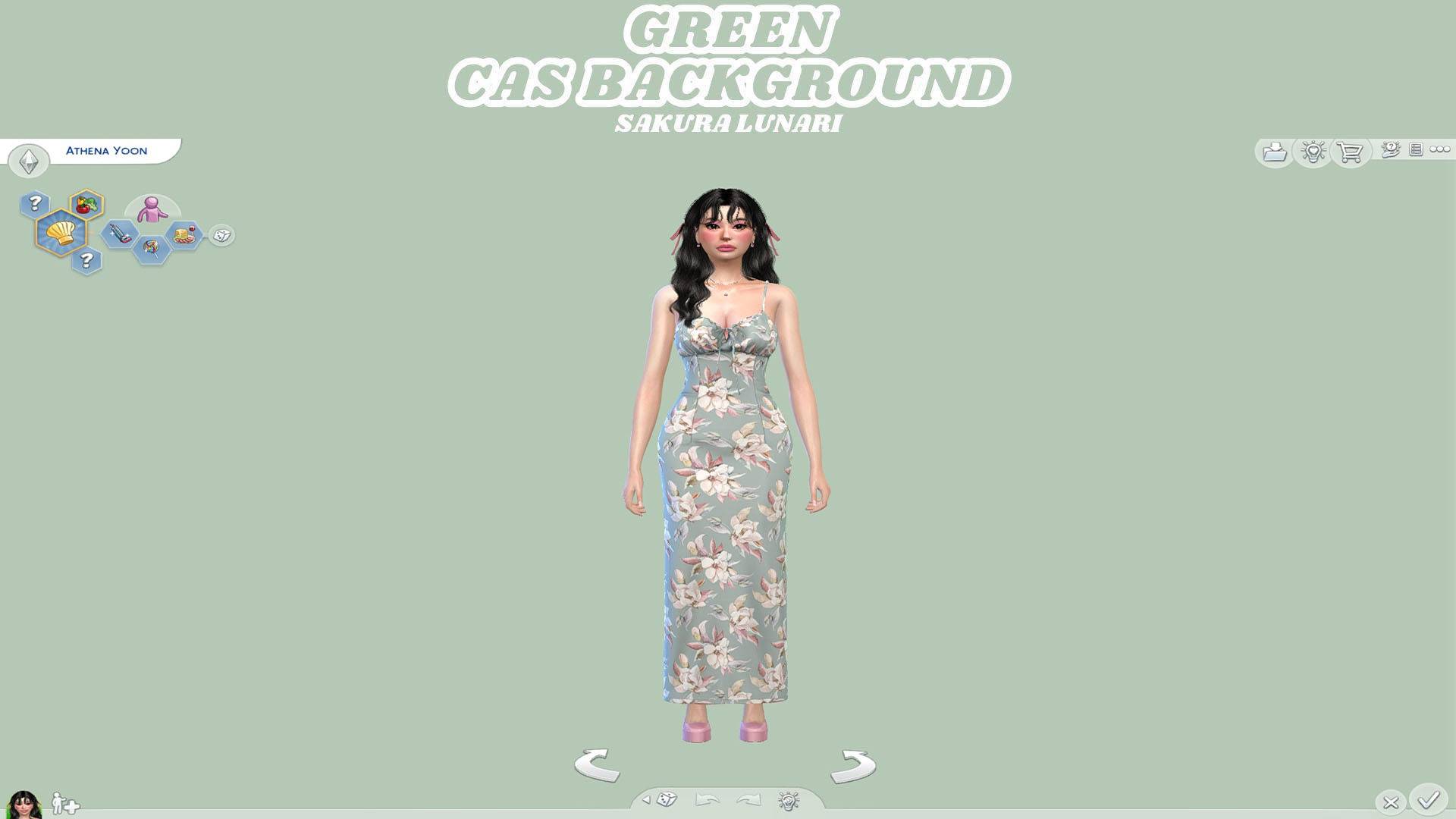 Green CAS Background 1 - The Sims 4 Mods - CurseForge