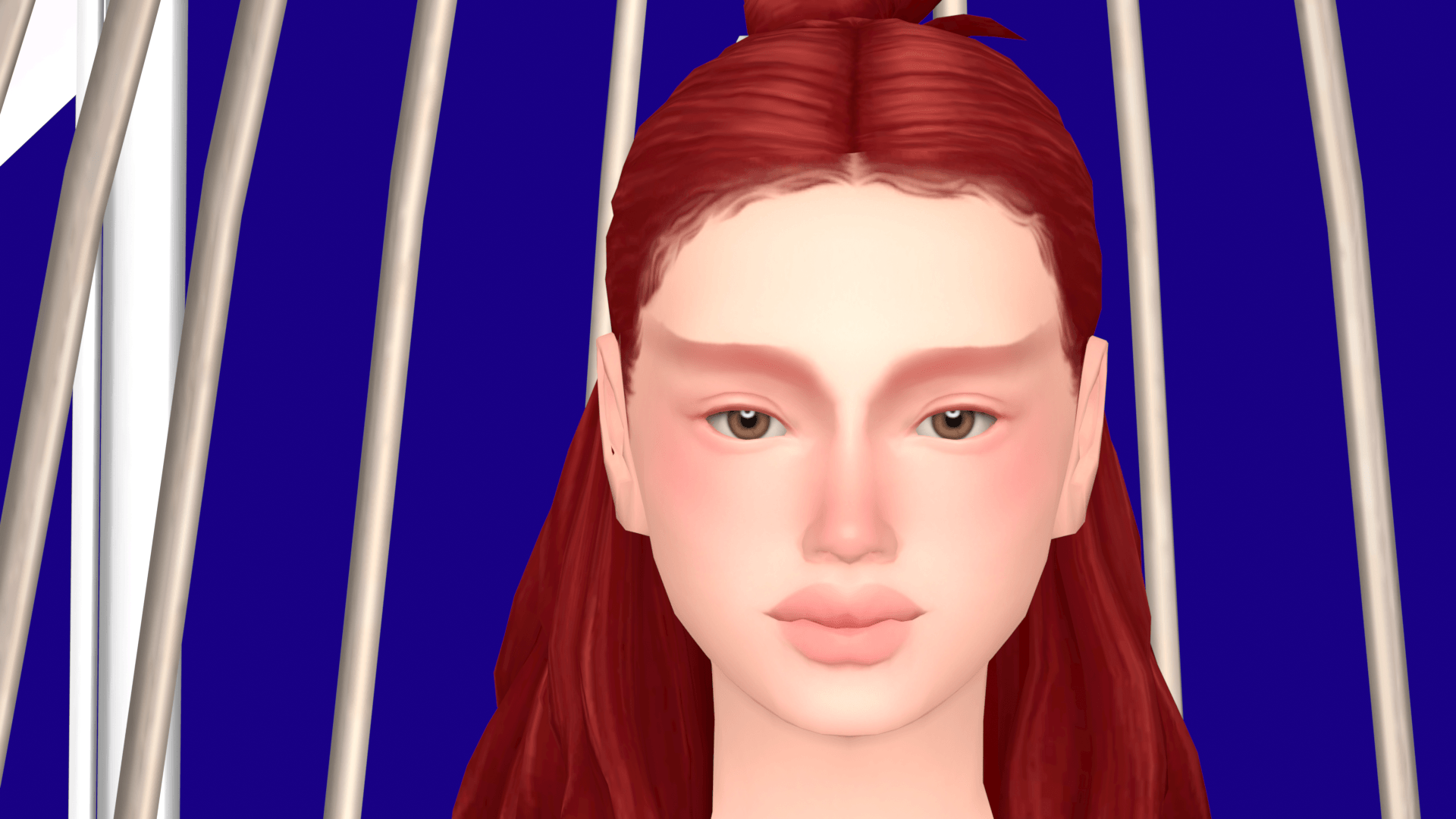 Soft & Faded Goth Eyebrow – Subtle Smoked Wing CC - The Sims 4 Create a ...