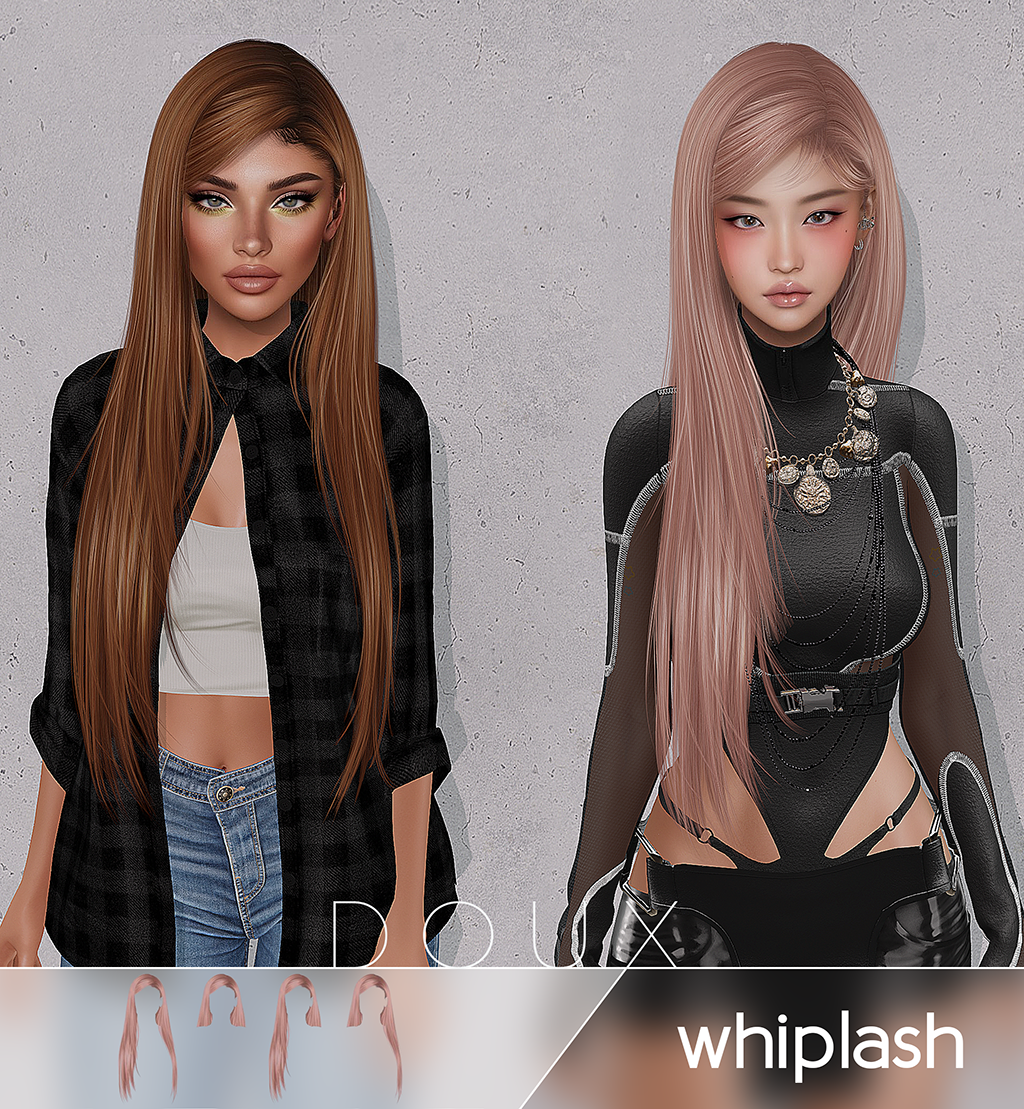 Doux - Whiplash Hairstyle (Left) - The Sims 4 Create a Sim - CurseForge