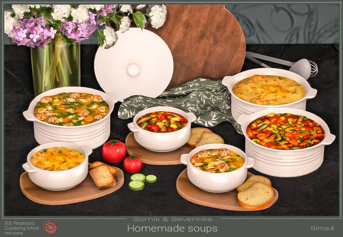 Homemade Soups - The Sims 4 Mods - CurseForge