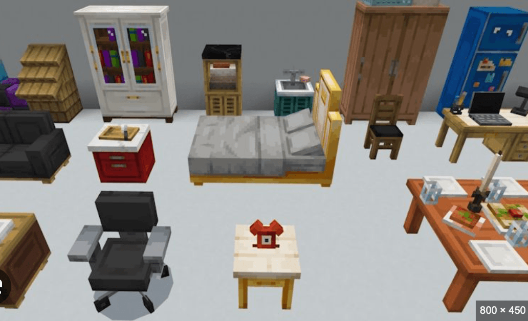 All the furniture. - Gallery - Minecraft Modpacks - CurseForge