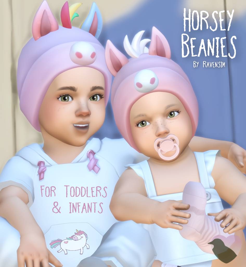 Horse Beanies 🐴 Infant + toddlers 🐴 - The Sims 4 Create a Sim - CurseForge