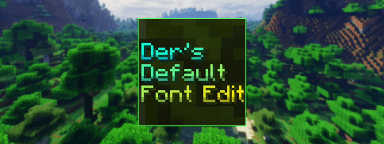 (Der's) Shaded Font - Default 16x - Minecraft Resource Packs - CurseForge