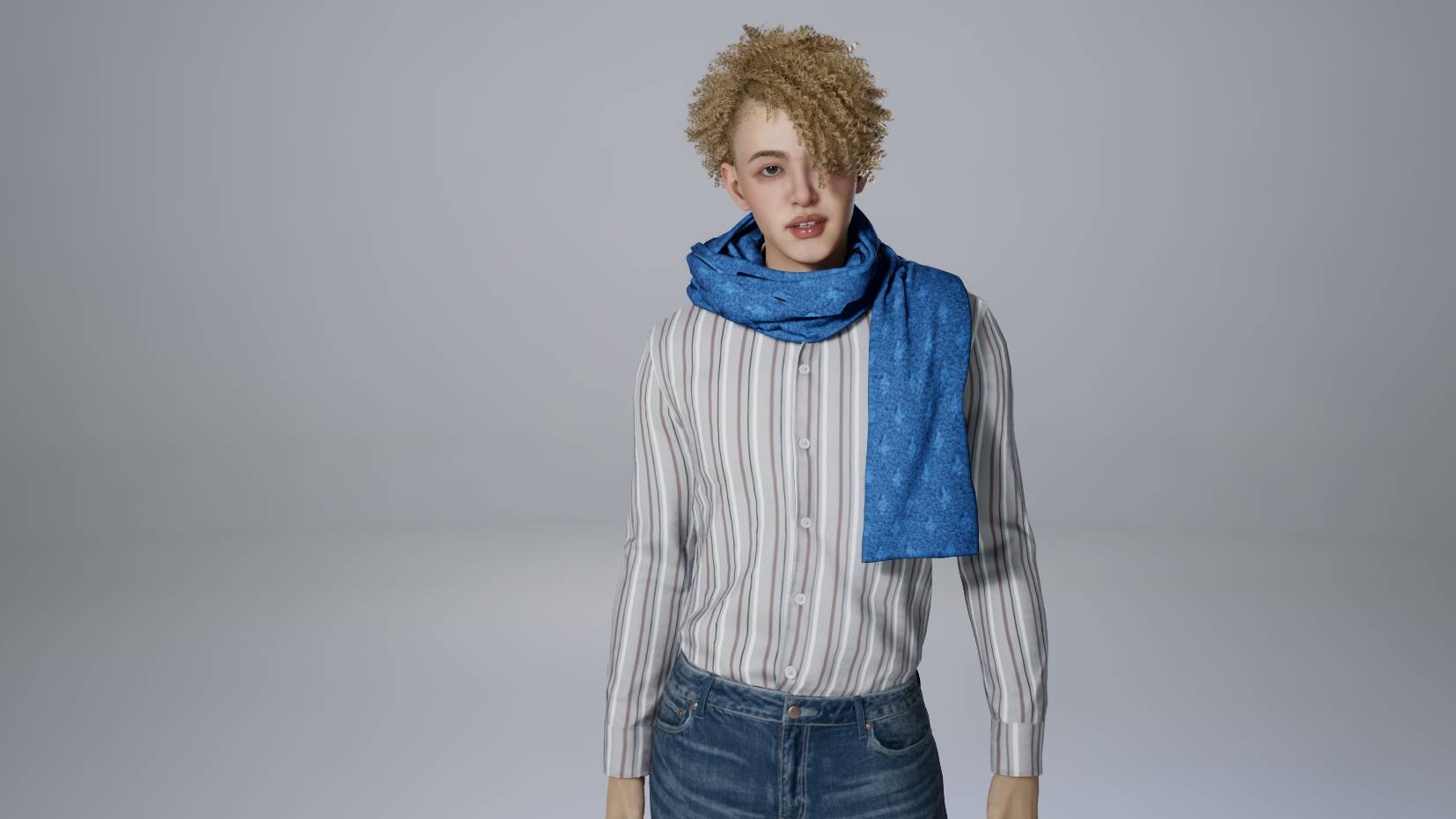 Marlon Blue Scarf M - Gallery - inZOI Create a Zoi - CurseForge