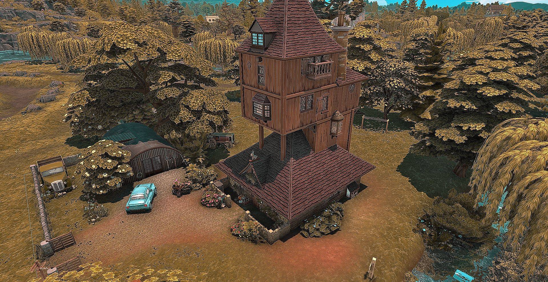 The Weasley's Burrow - Harry Potter - NO CC - The Sims 4 Rooms / Lots ...