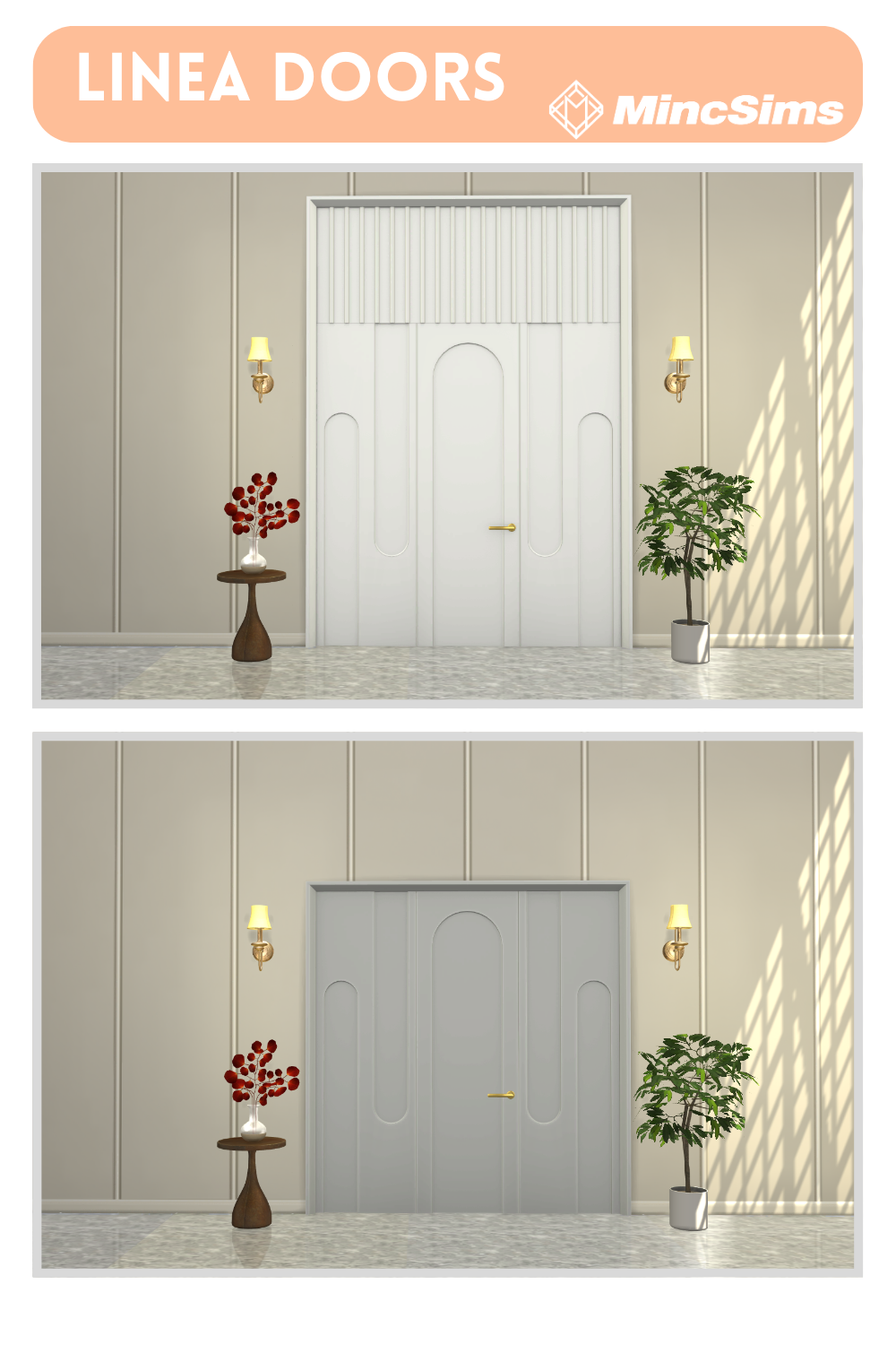 Linea Doors - Gallery - The Sims 4 Build / Buy - CurseForge