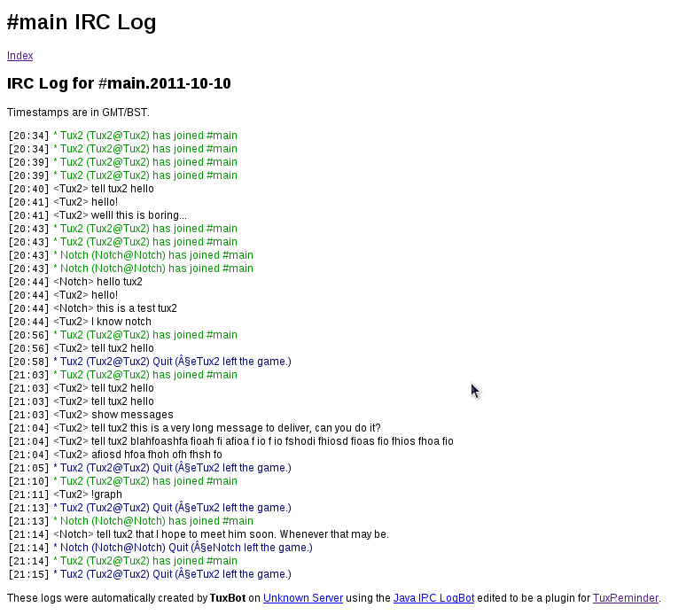 TuxBot - Minecraft Bukkit Plugins - CurseForge