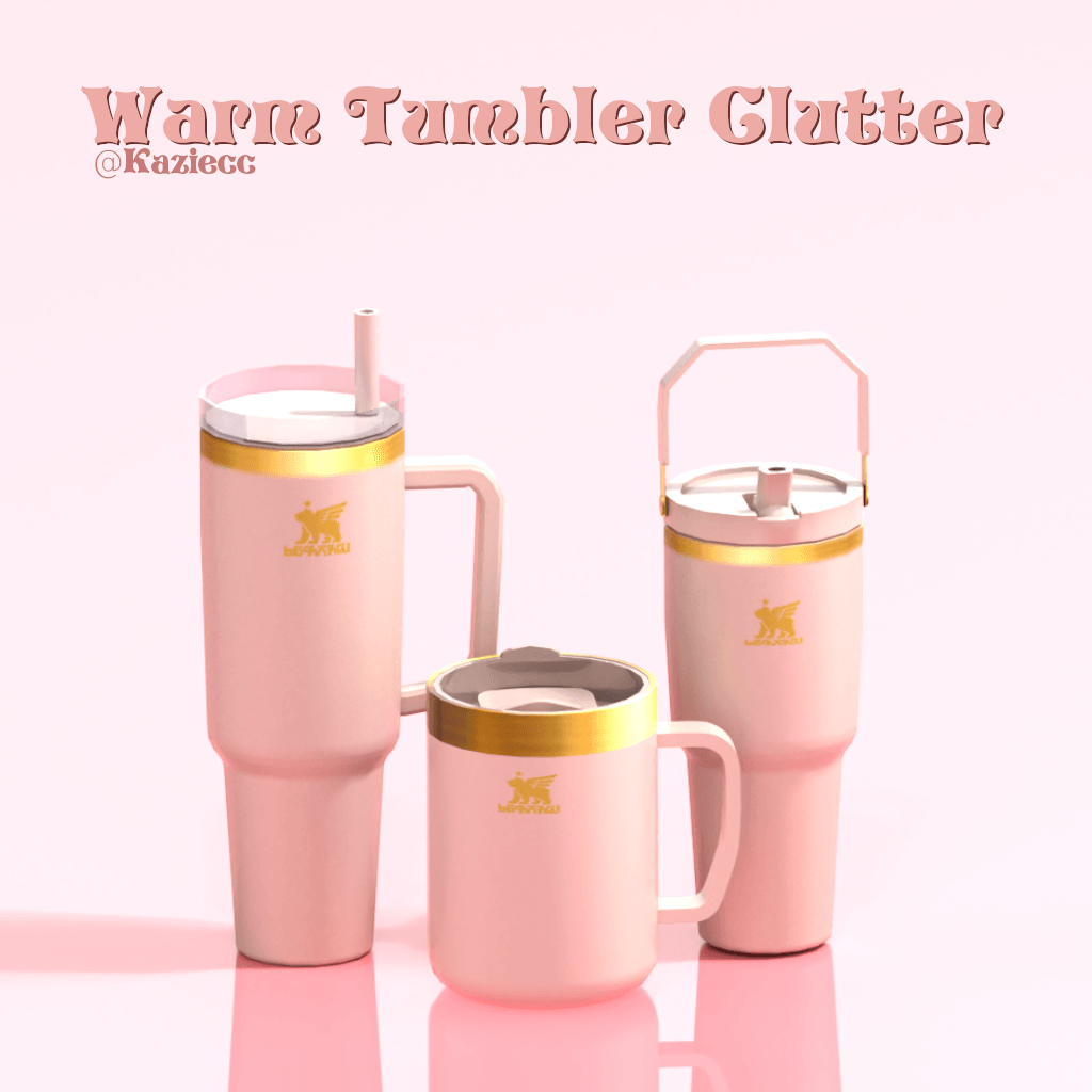 Kaziecc ~ Warm Tumbler Clutter NEW Collection - The Sims 4 Build / Buy ...