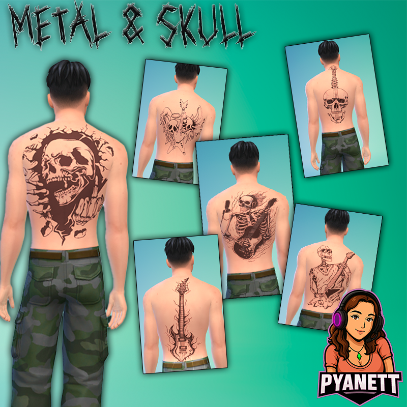 Metal & Skull By Pyanett - Gallery - The Sims 4 Create a Sim - CurseForge