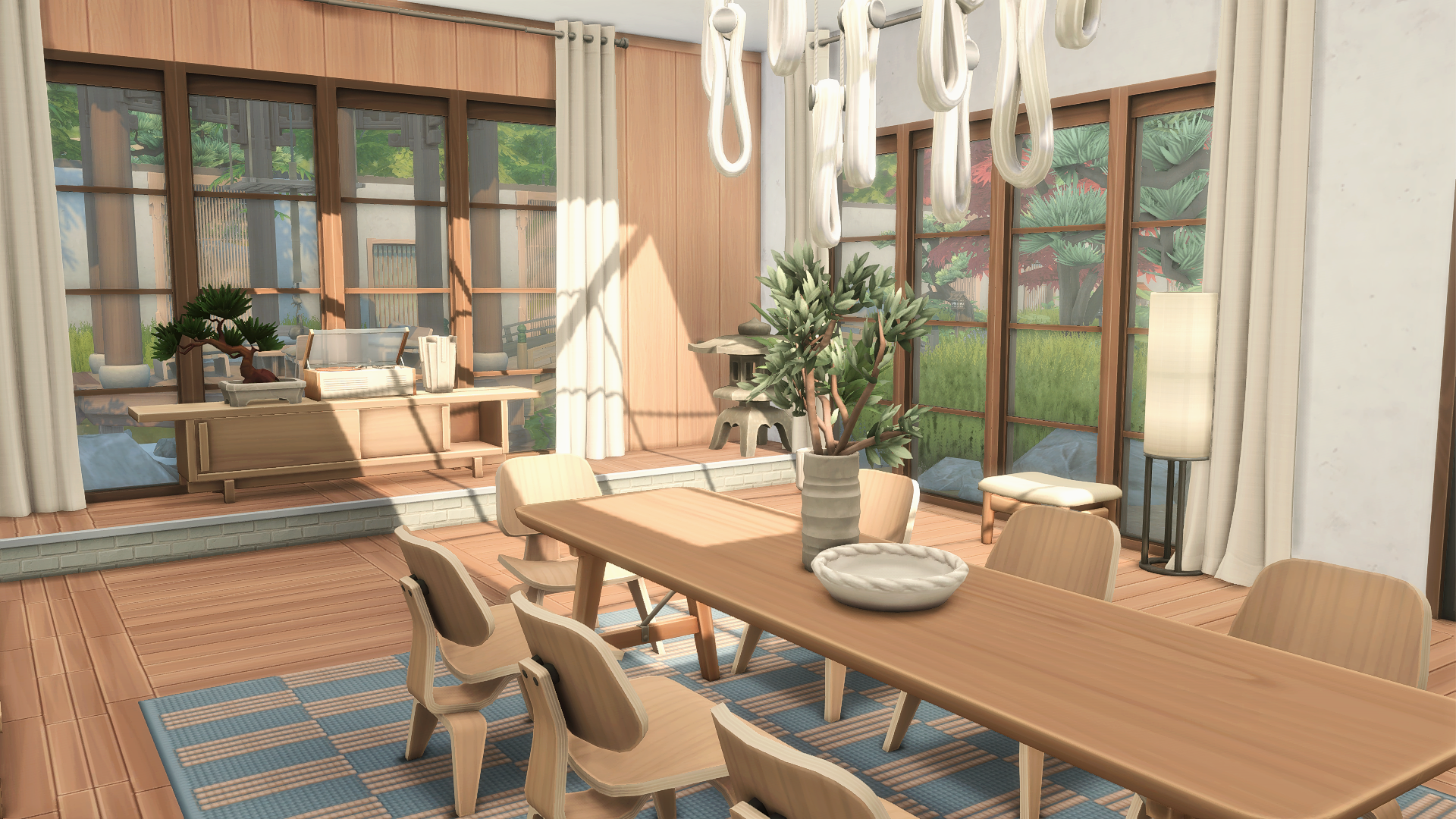 Modern Japanese Dining Room - Gallery - The Sims 4 Rooms / Lots ...