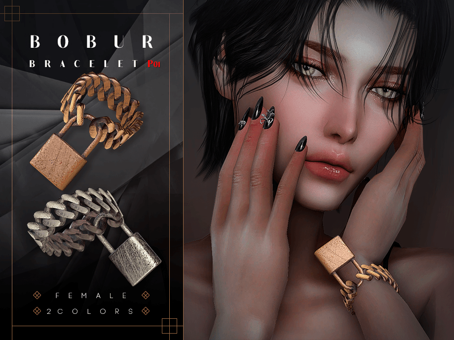 Chain bracelet with lock - The Sims 4 Create a Sim - CurseForge