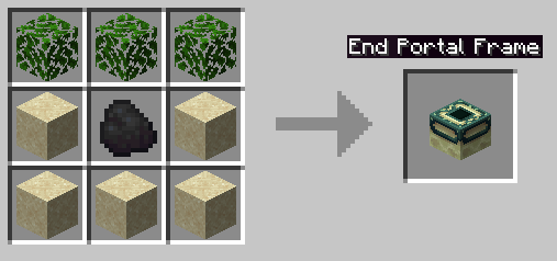 Easy End Portal Frame Recipe - Minecraft Mods - CurseForge