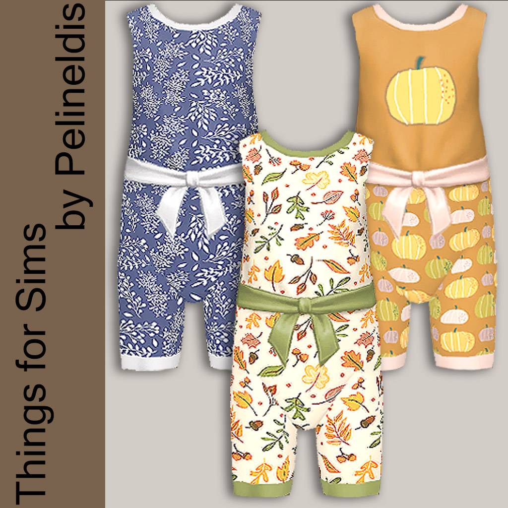 Toddler Fall Playsuit - The Sims 4 Create a Sim - CurseForge