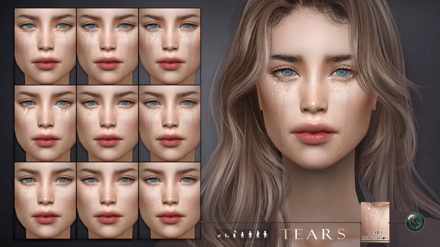Tears - The Sims 4 Create a Sim - CurseForge