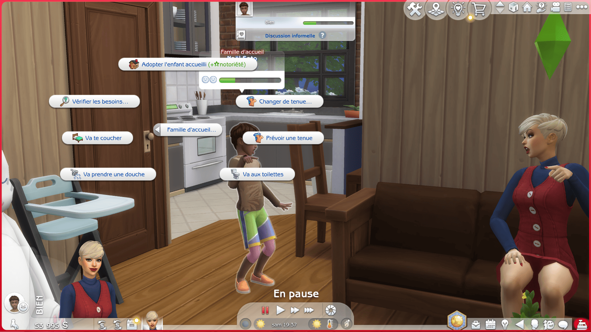 Traduction FR - Mod Foster Family de LittleMsSam - Gallery - The Sims 4 ...