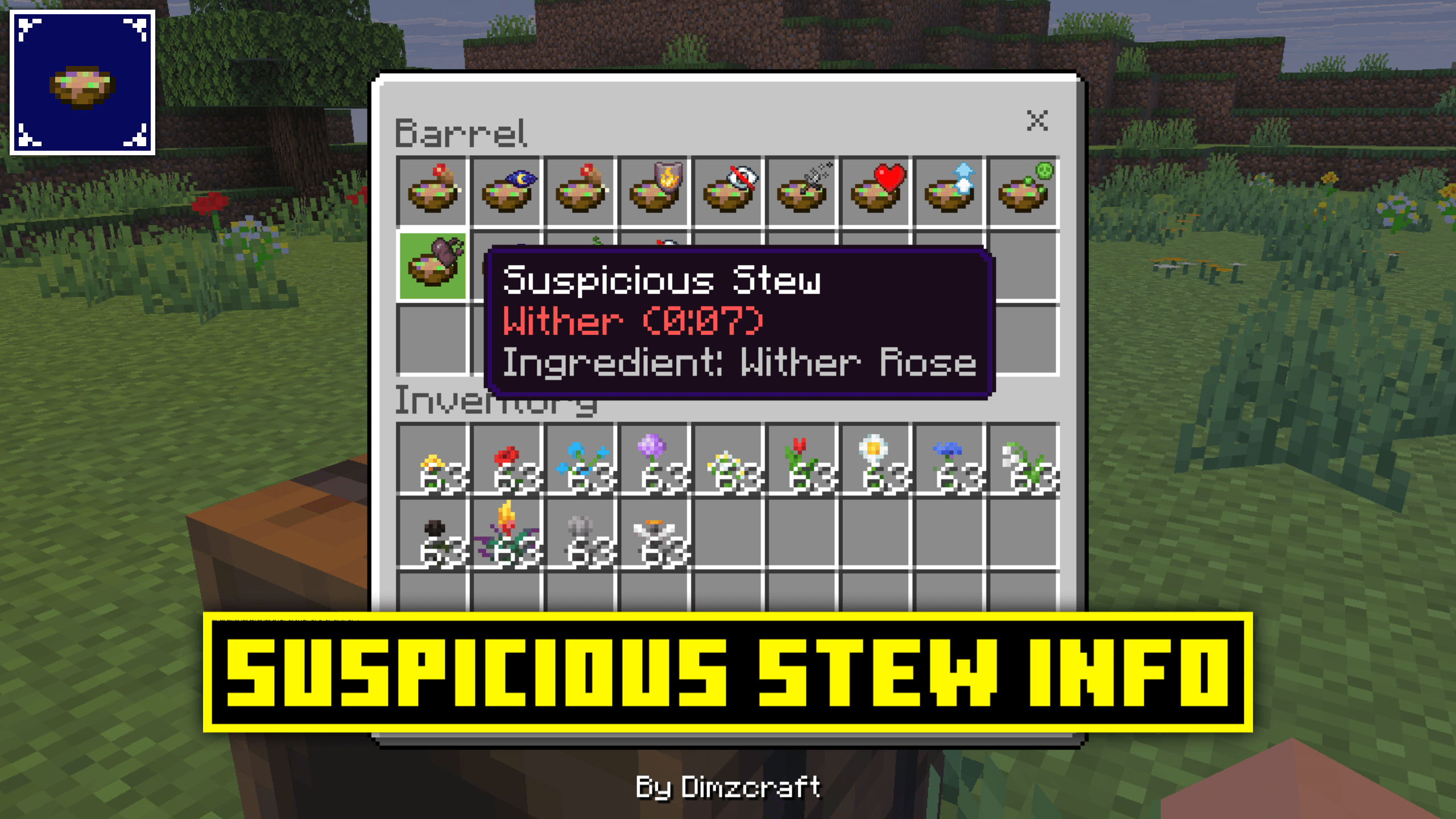 Suspicious Stew Info - Minecraft Bedrock Texture Packs - CurseForge