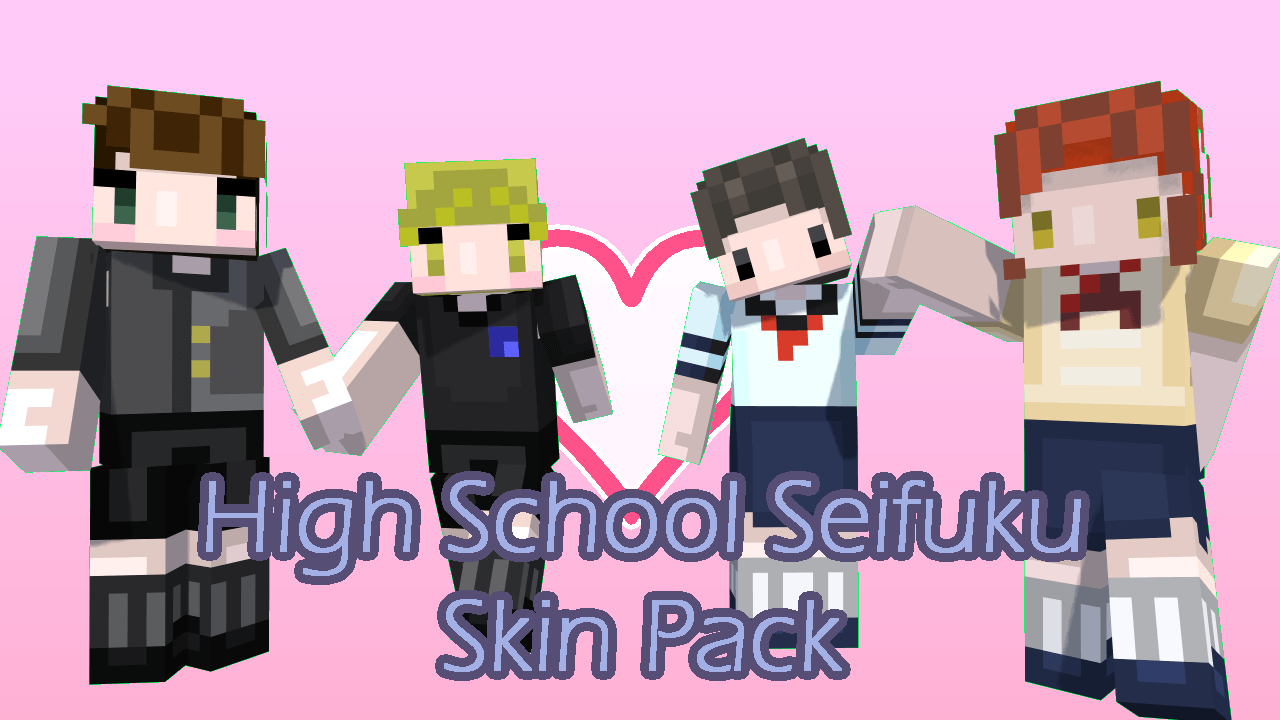 High School Seifuku Skin Pack - Minecraft Bedrock Skins - CurseForge