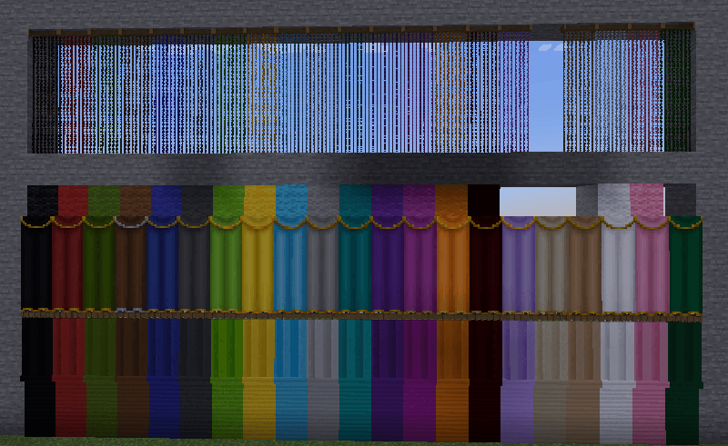 Dary's Decoratives: Curtains - Gallery - Minecraft Mods - CurseForge