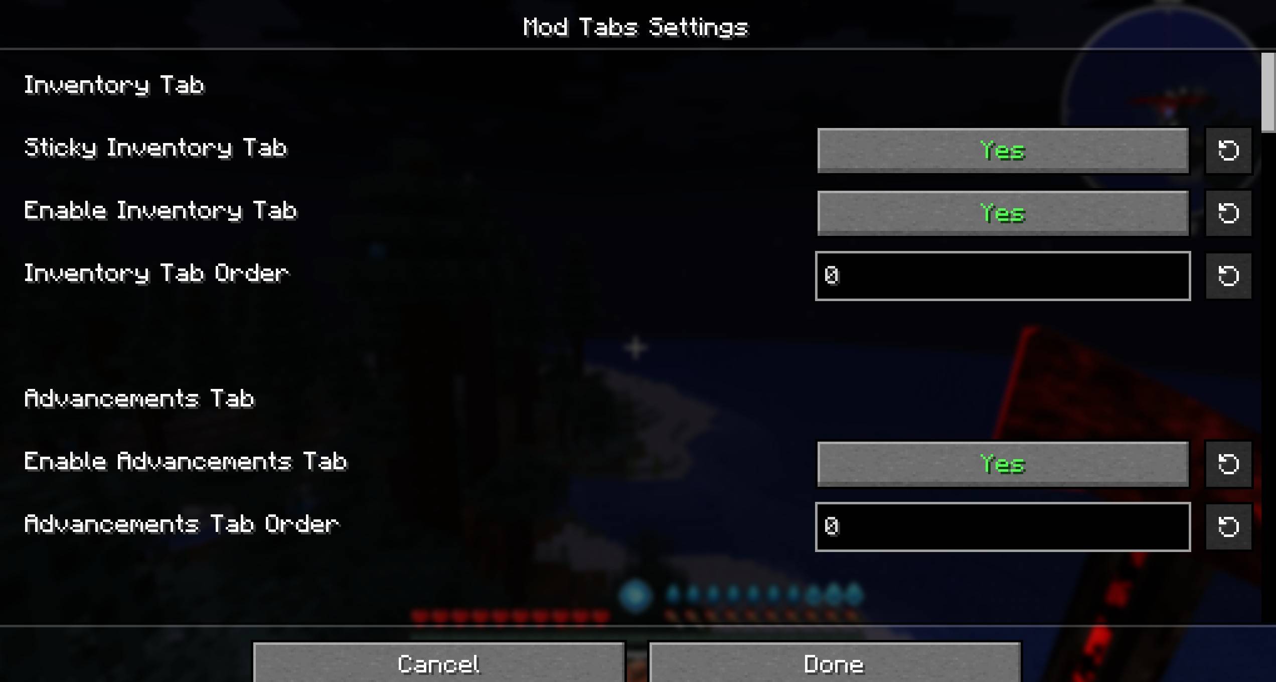 Mod Tabs - Minecraft Mods - CurseForge